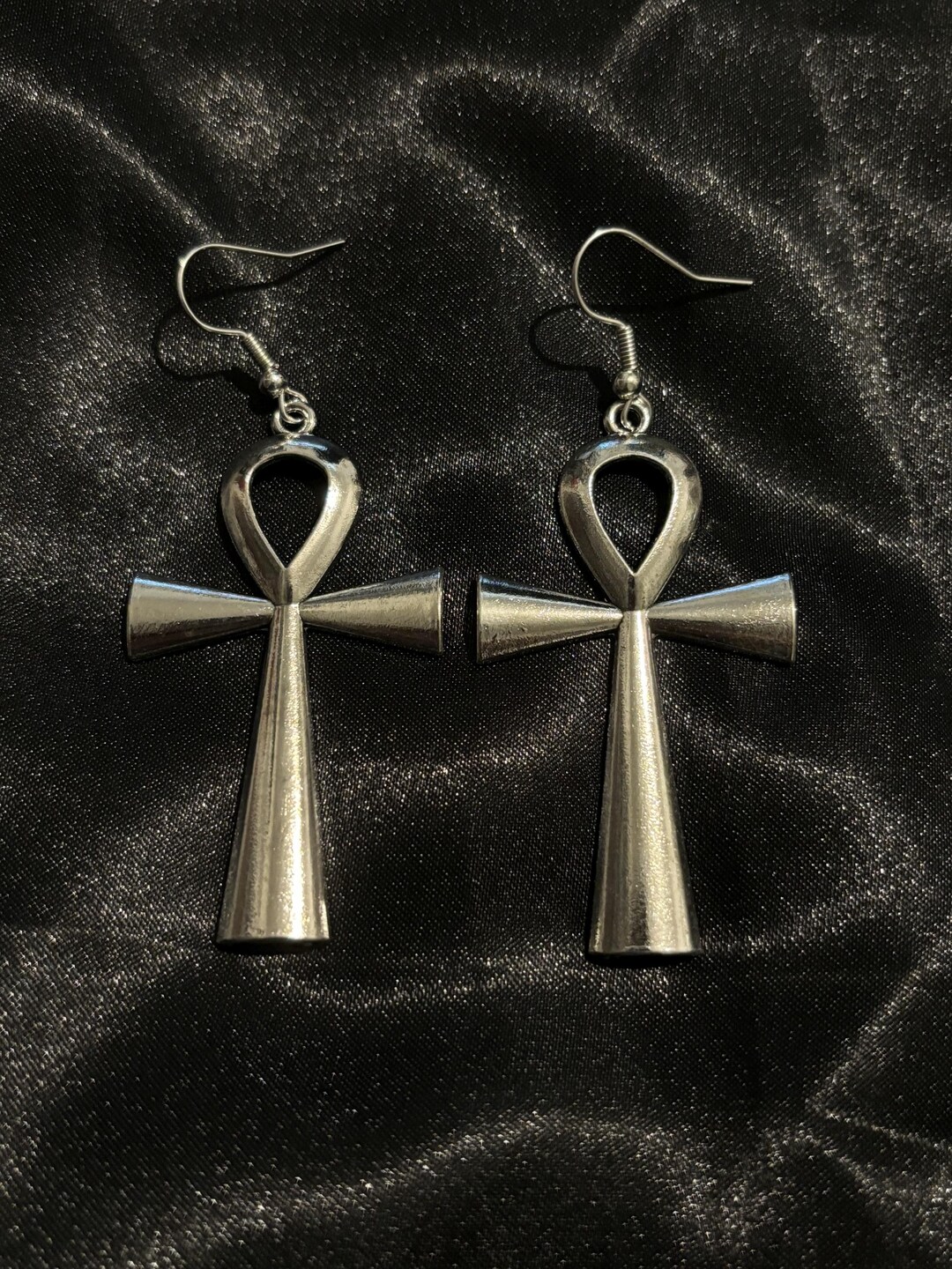 Ankh Cross Earrings || Gothic Jewellery || Gothic || Alternative ...