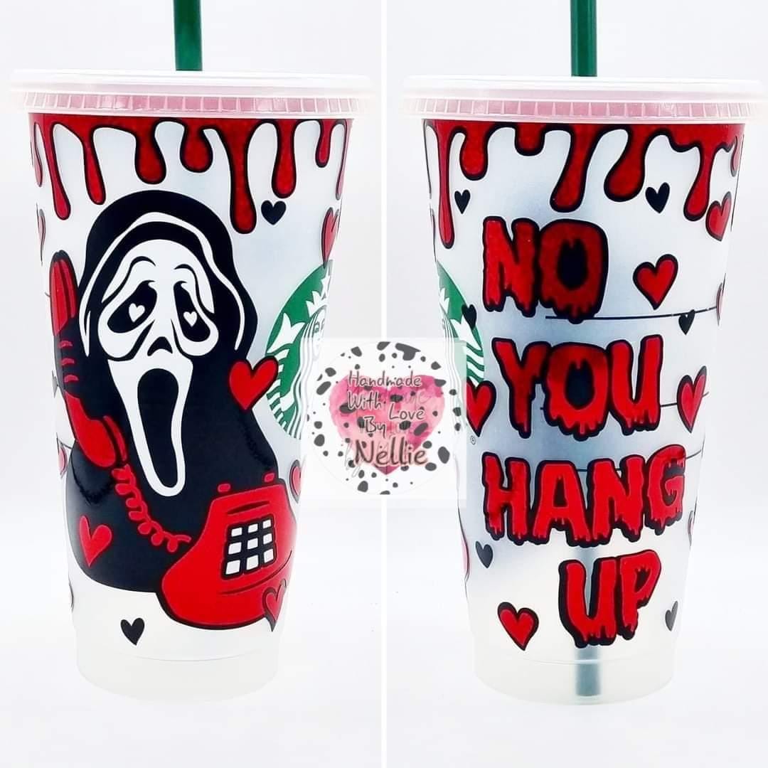 Scream Ghostface No You Hang up Cold Cup with Logo - Etsy
