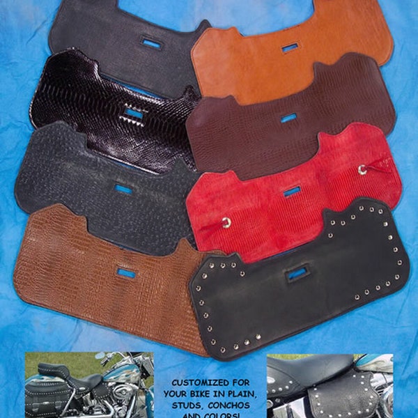 Leather Heat Shields for Harley - Etsy