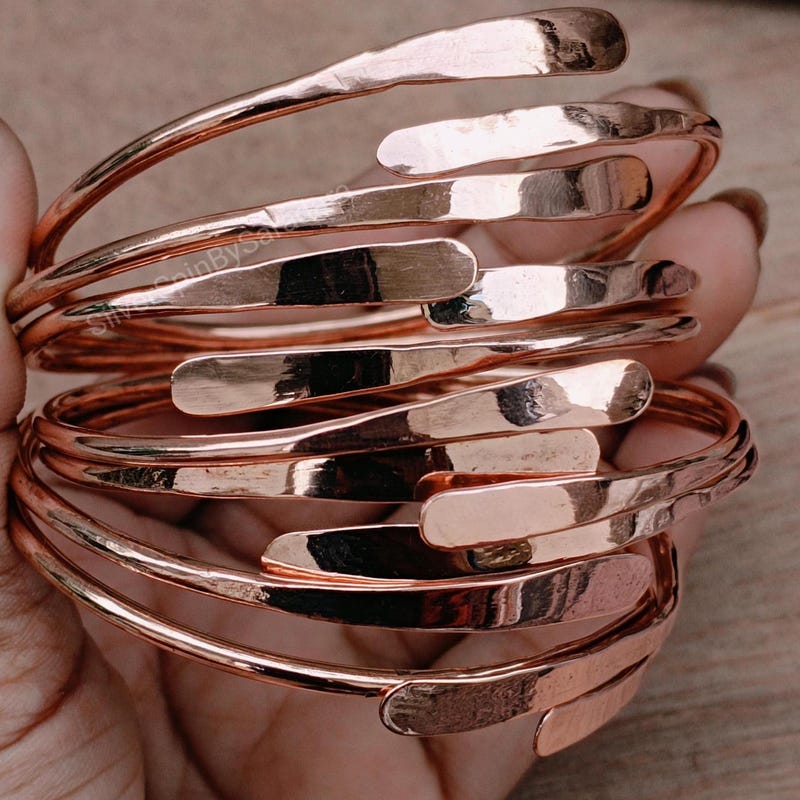 Copper Bangles - Etsy