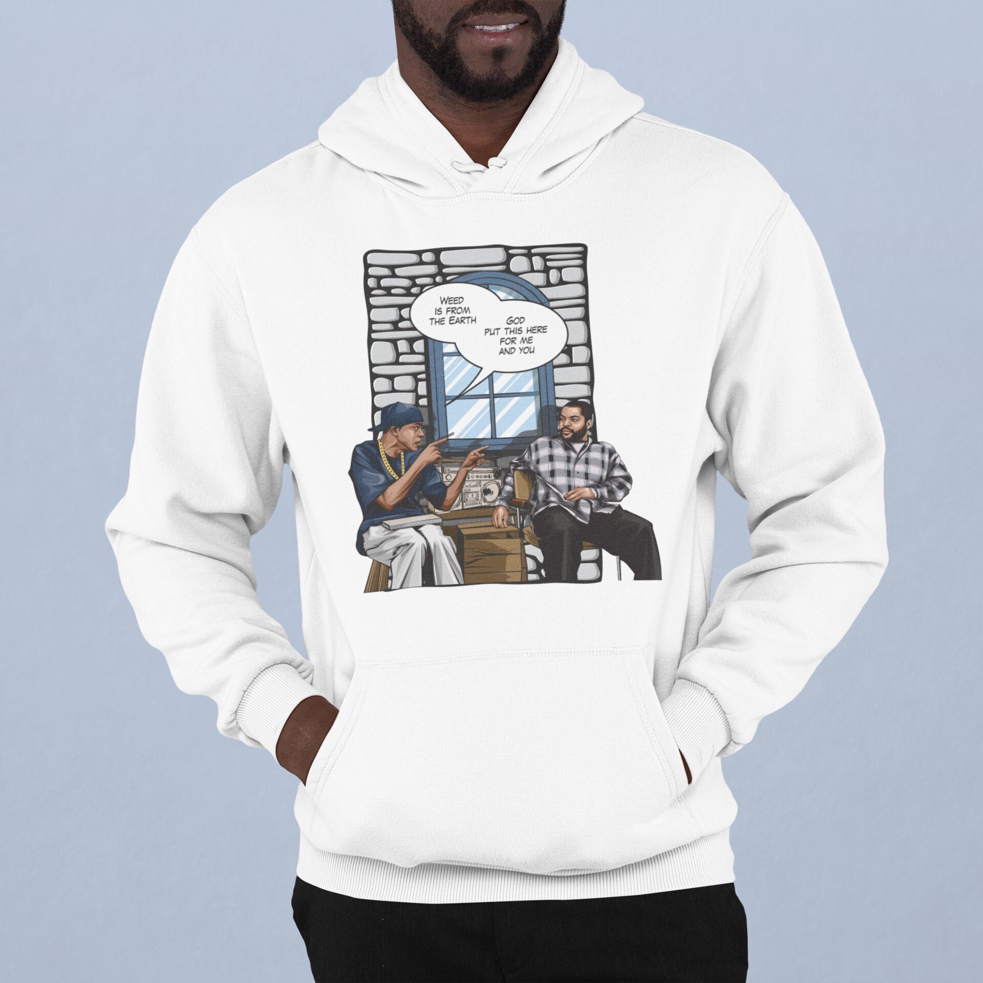 Friday | Weed is From the Earth Unisex Hoodie | Smokey & Craig - Etsy