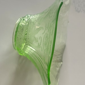 Lancaster Glass Uranium Bowl-rare Sphinx 12orange Bowl-depression Glass ...