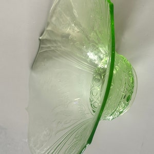 Lancaster Glass Uranium Bowl-rare Sphinx 12orange Bowl-depression Glass ...