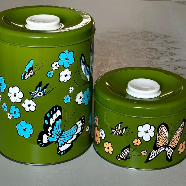 Butterfly Canisters - Etsy