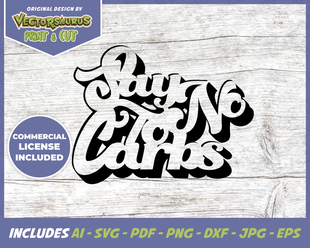 Vectorsaurus Say No to Carbs Cut File for Plotter Vinyl Craft - Etsy