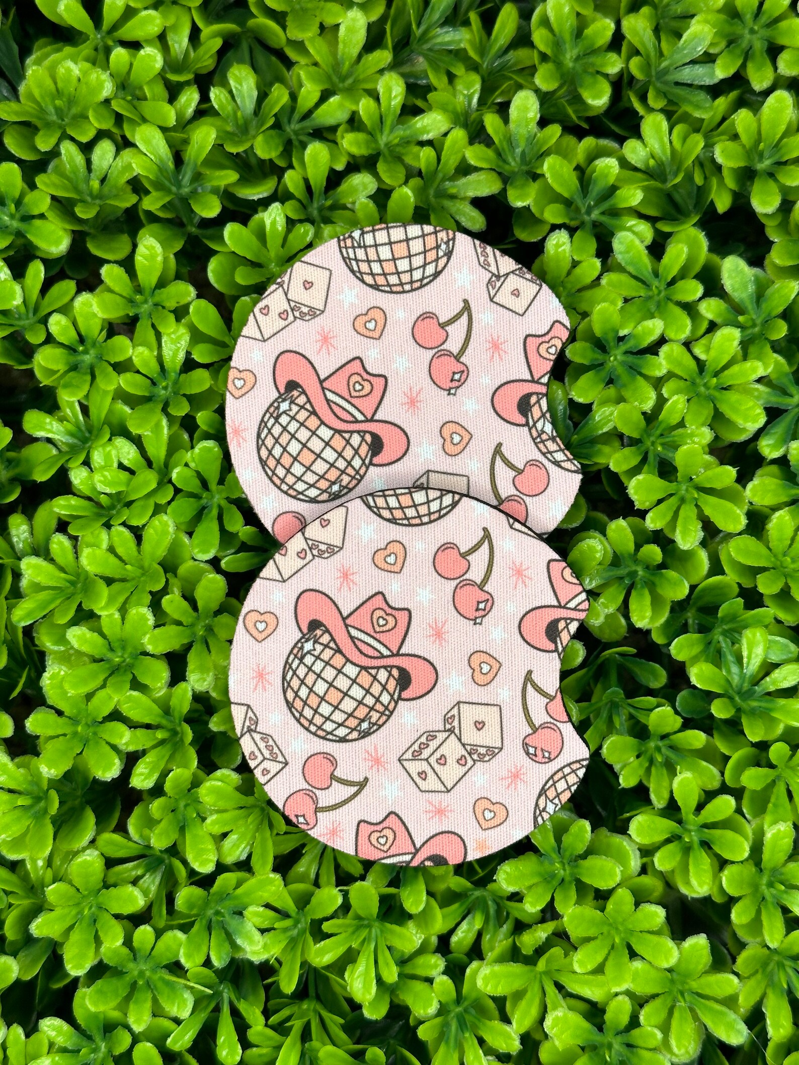 Disco Cowgirl Car Coasters, Pink Drink Coaster - Etsy