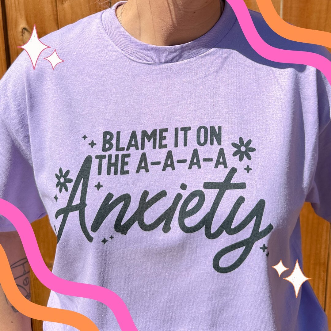 Anxiety Tshirt, Anxiety Tee, Mental Health Tshirt - Etsy