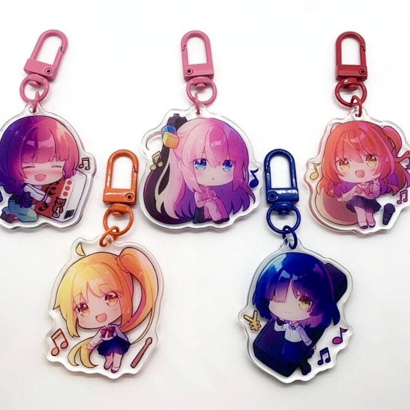 Bocchi the Rock Keychain - Etsy
