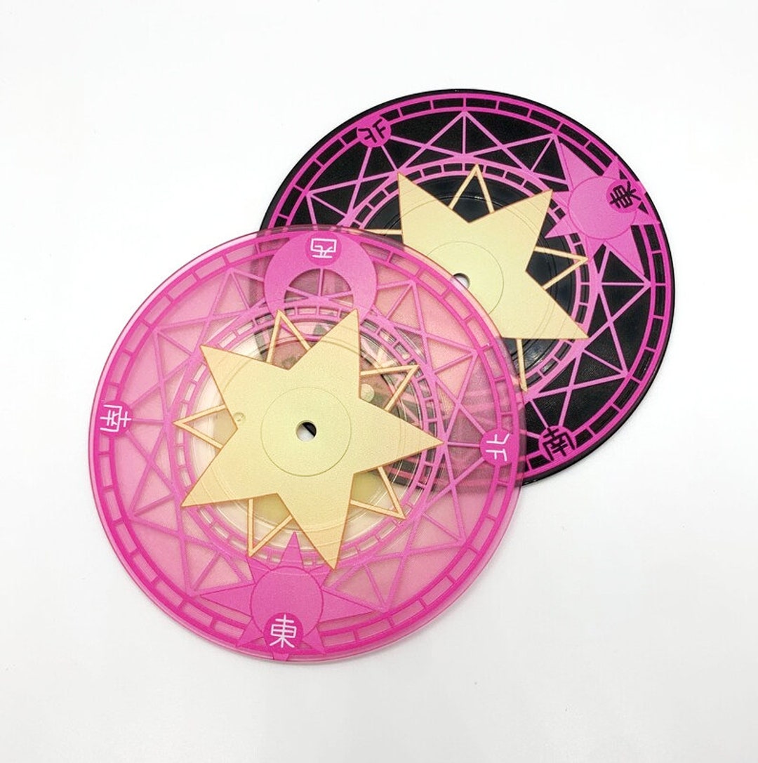 4" Sakura Magic Circle Coaster | Card Captor Sakura - Etsy