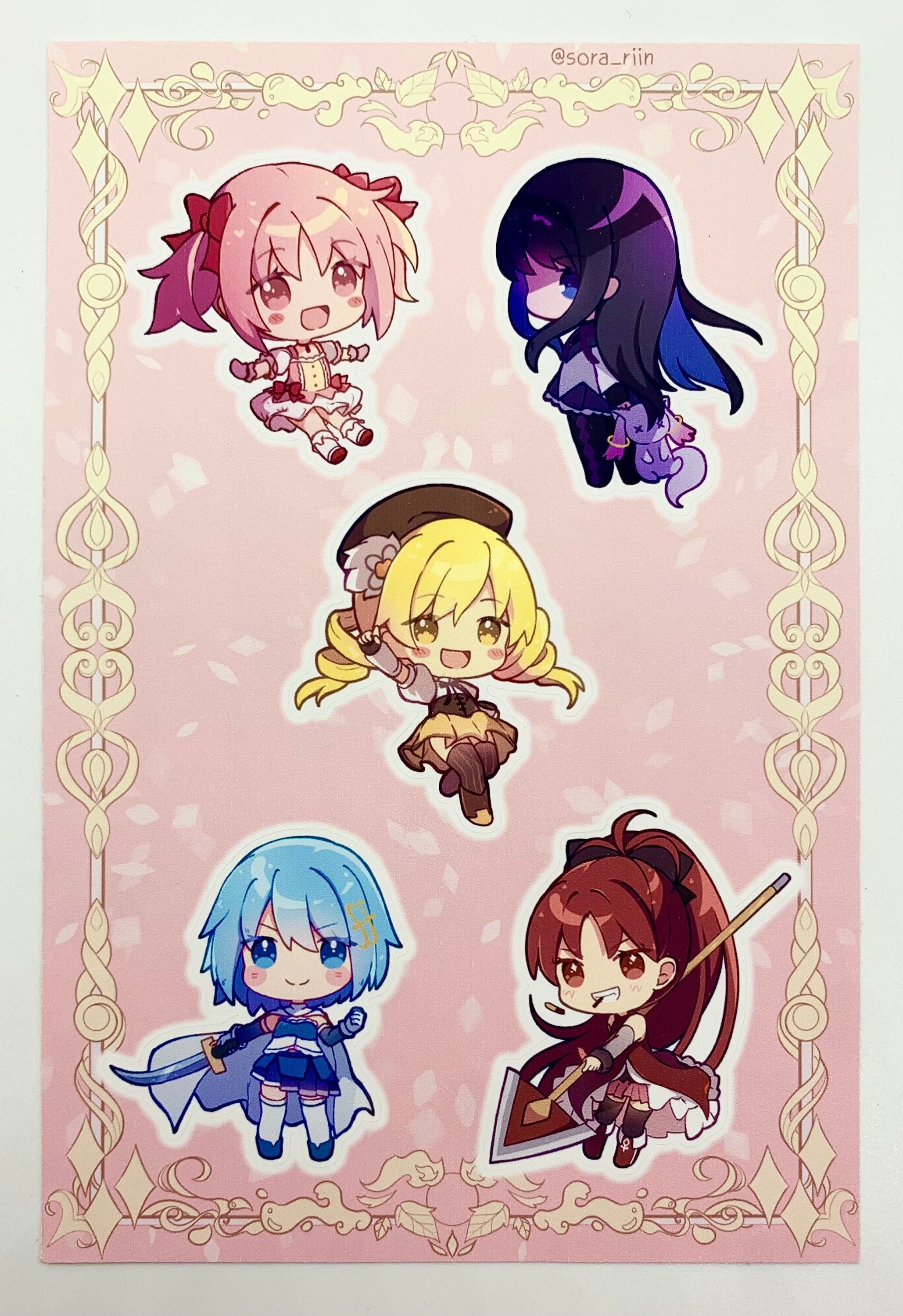 4x6" Madoka Magica Sticker Sheet - Etsy