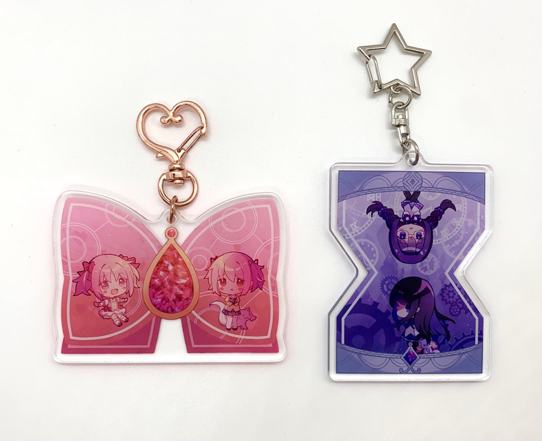 3" Madoka Magica Keychains - Etsy