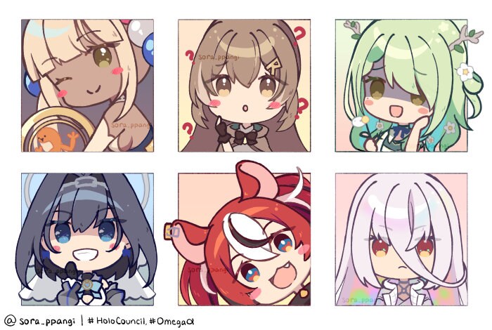 4x6 Hololive EN Sticker Sheet - Etsy