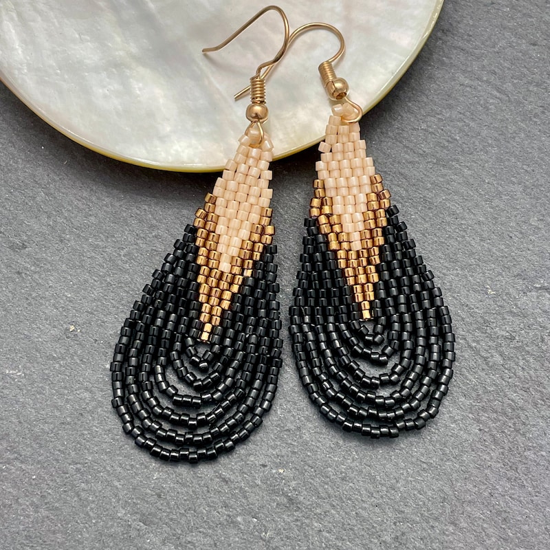 Seed Bead Earrings - Etsy