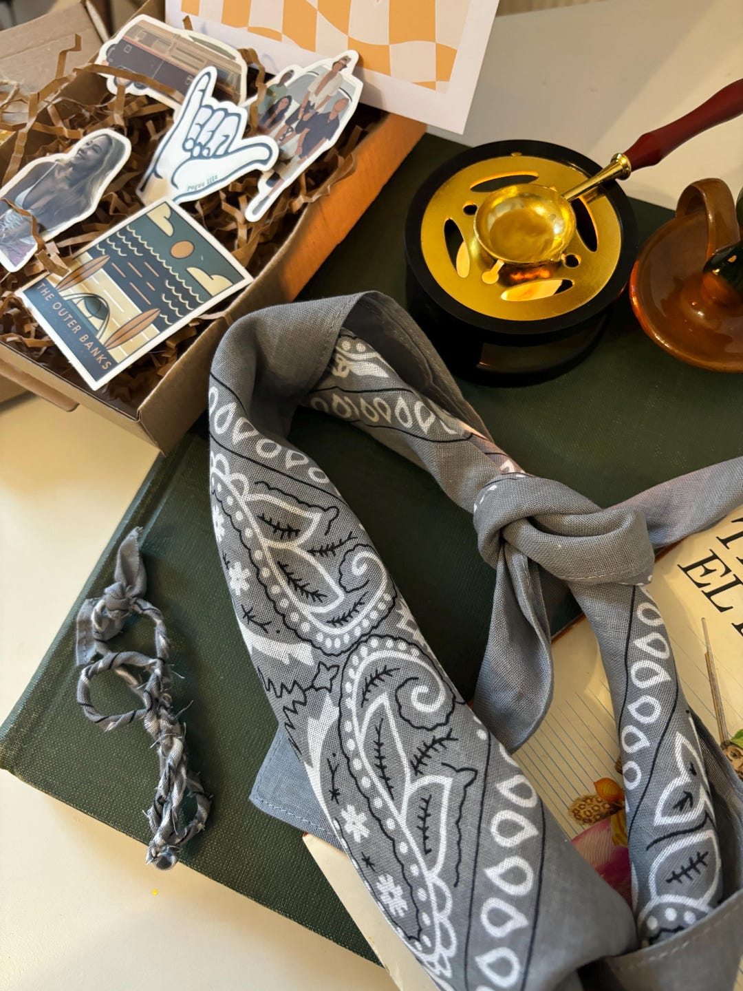 The Outer Banks COUPLES SET John B Sarah Cameron Neck Scarf Bandana ...