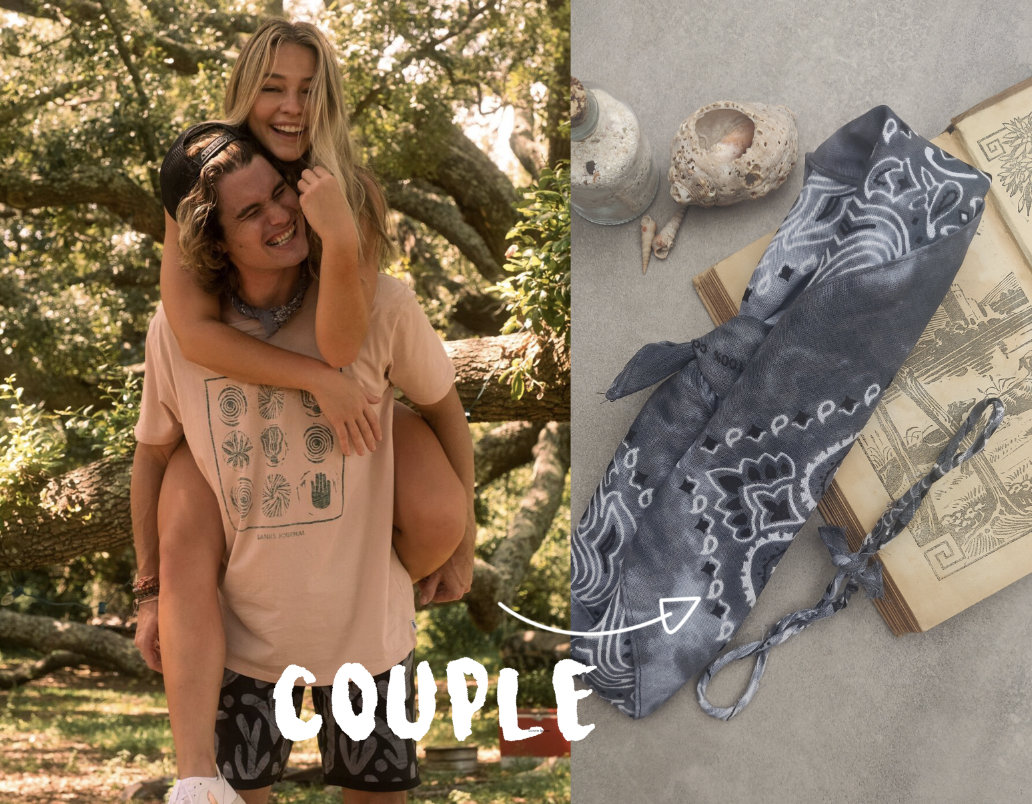 John B & Sarah Cameron Couple Bandana Set + Mini Choker | OBX Inspired ...