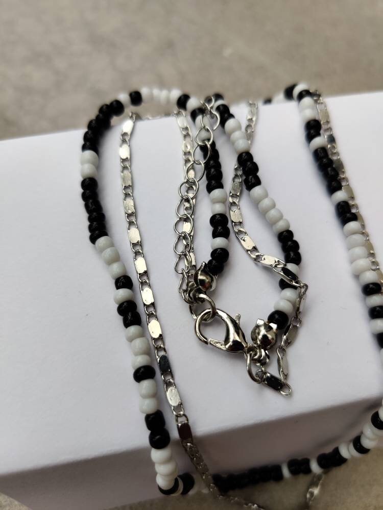 Kiara Ying Yang Double Necklace | OBX Layered Silver Chains | Outer ...