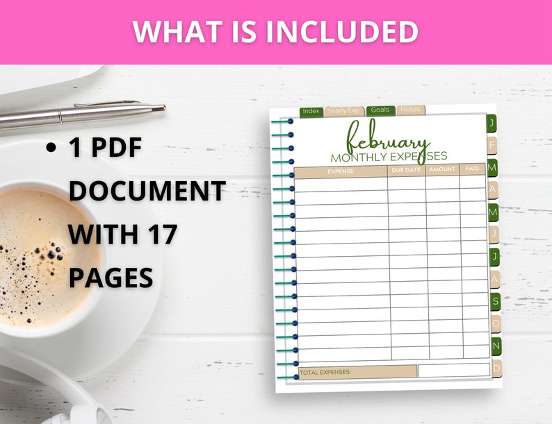 Digital Budget Planner for Goodnotes, Digital Budget Planner for Ipad ...