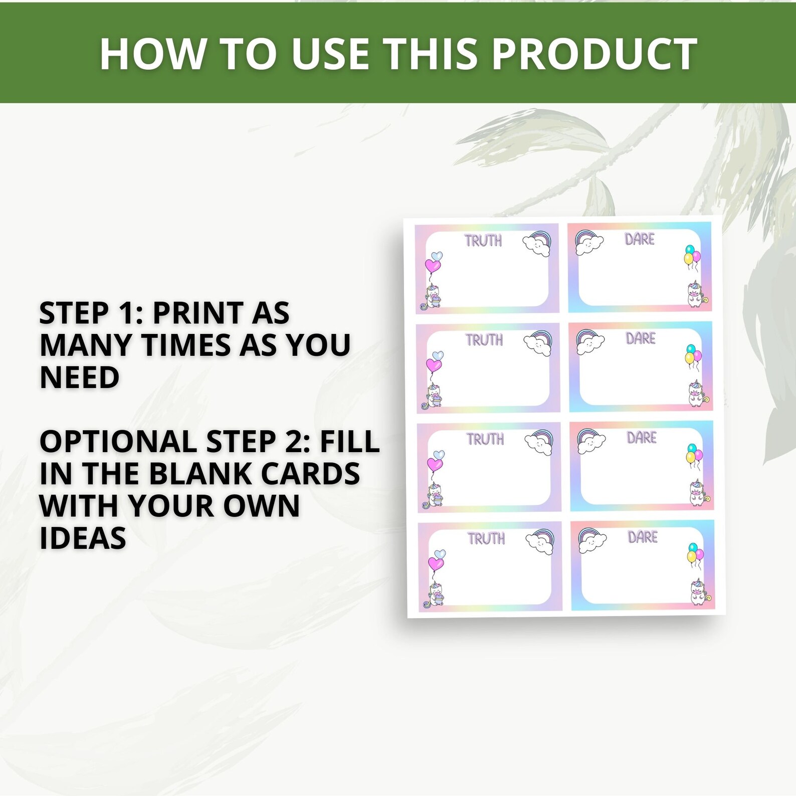 Truth or Dare Kids, Truth or Dare Printable, Truth or Dare Cards, Truth ...