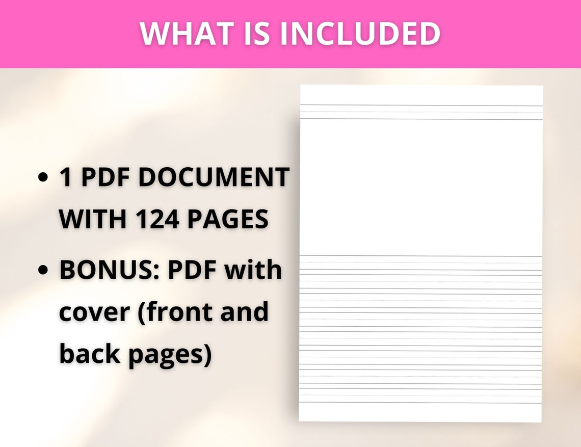 Handwriting Practice Sheets Printable Handwriting Worksheet - Etsy