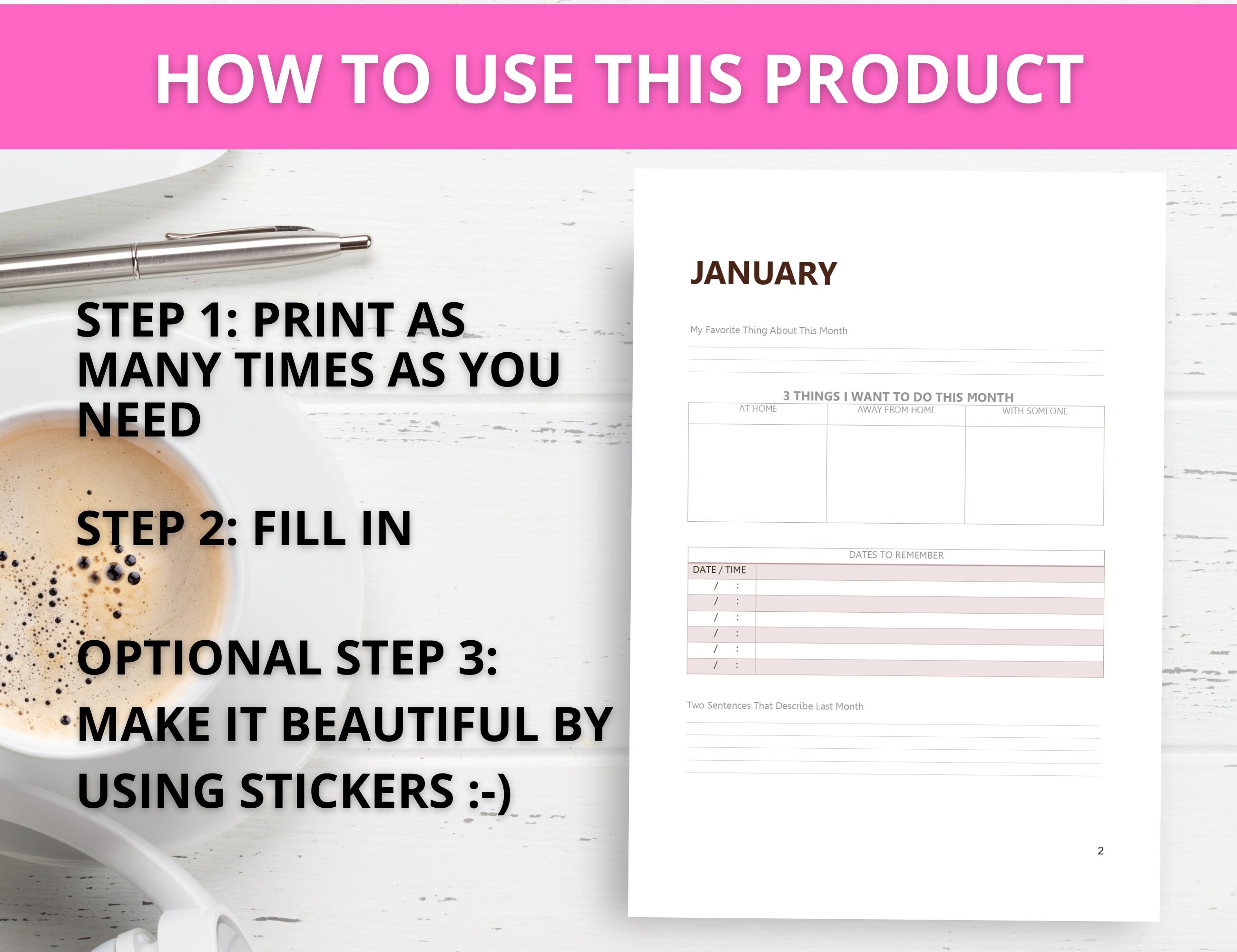 Cats Planner, Undated Daily Planner Printable, Cat Planner 2023, Cats ...