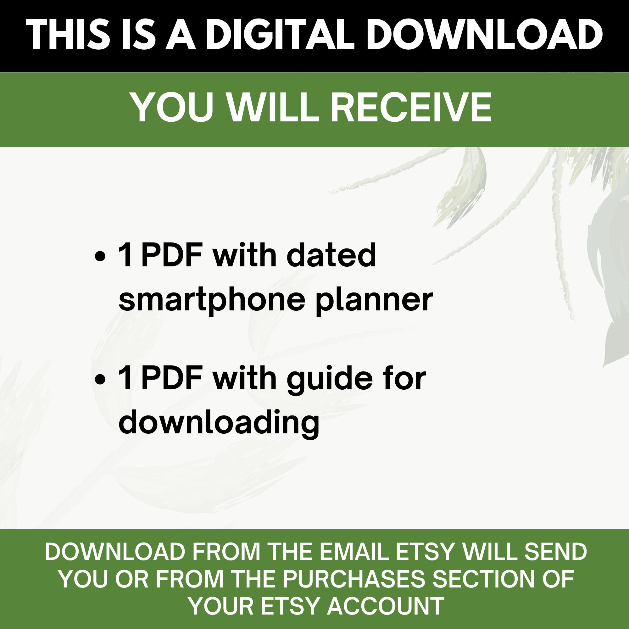 Undated Cell Phone Digital Planner, Rose Gold Digital Planner, Digital ...