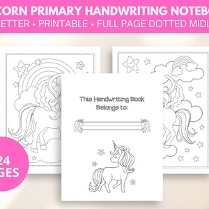 Handwriting Practice Sheets Printable, Handwriting Practice Workbook ...