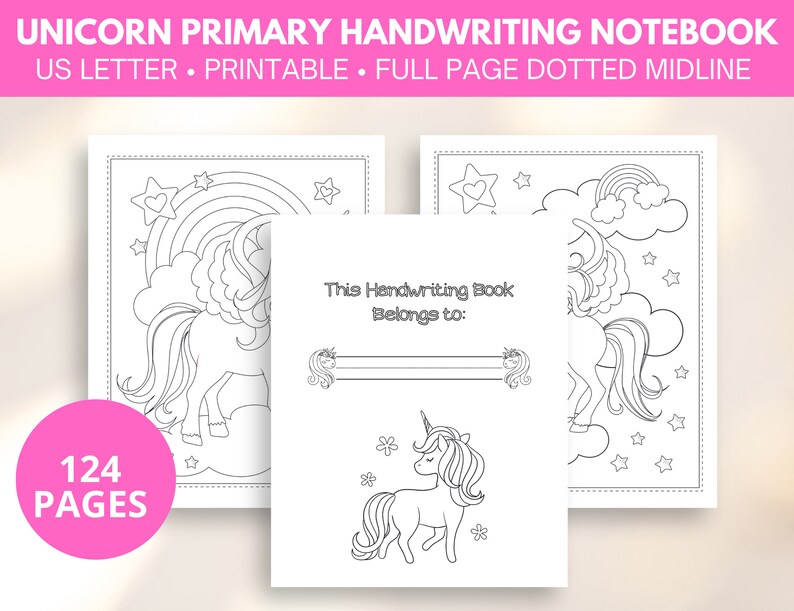 Handwriting Practice Sheets Printable, Handwriting Practice Workbook ...