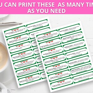 Christmas Would You Rather Game, Would You Rather Adult, Would You ...