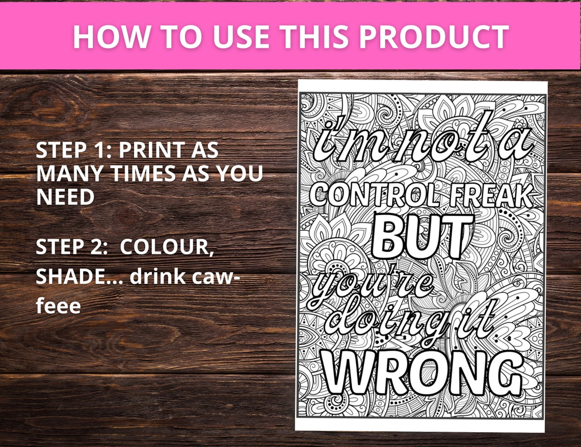 Sarcastic Coloring Pages, Sarcasm Quotes, Coloring Pages for Adults ...