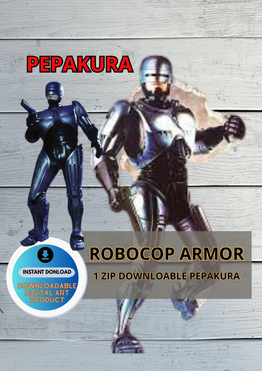 Robocop Complete Armor Pepakura Foam PDO Files – Digital Download - Etsy