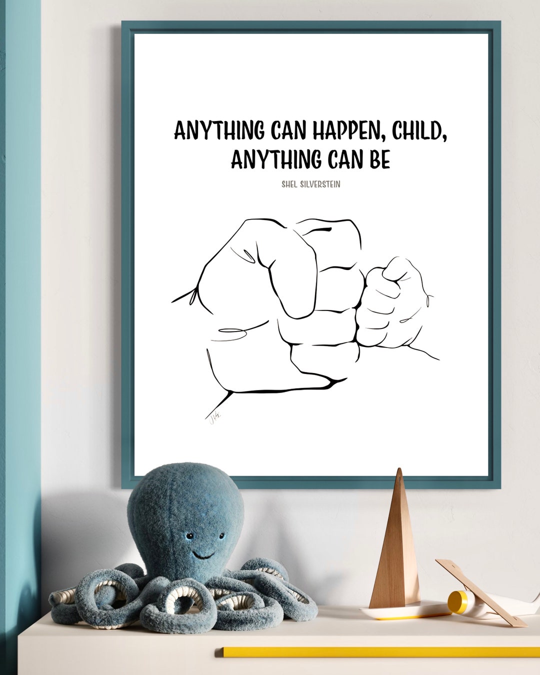 Anything | Inspiring Fist Bump Fine Art Print, Customizable - Etsy