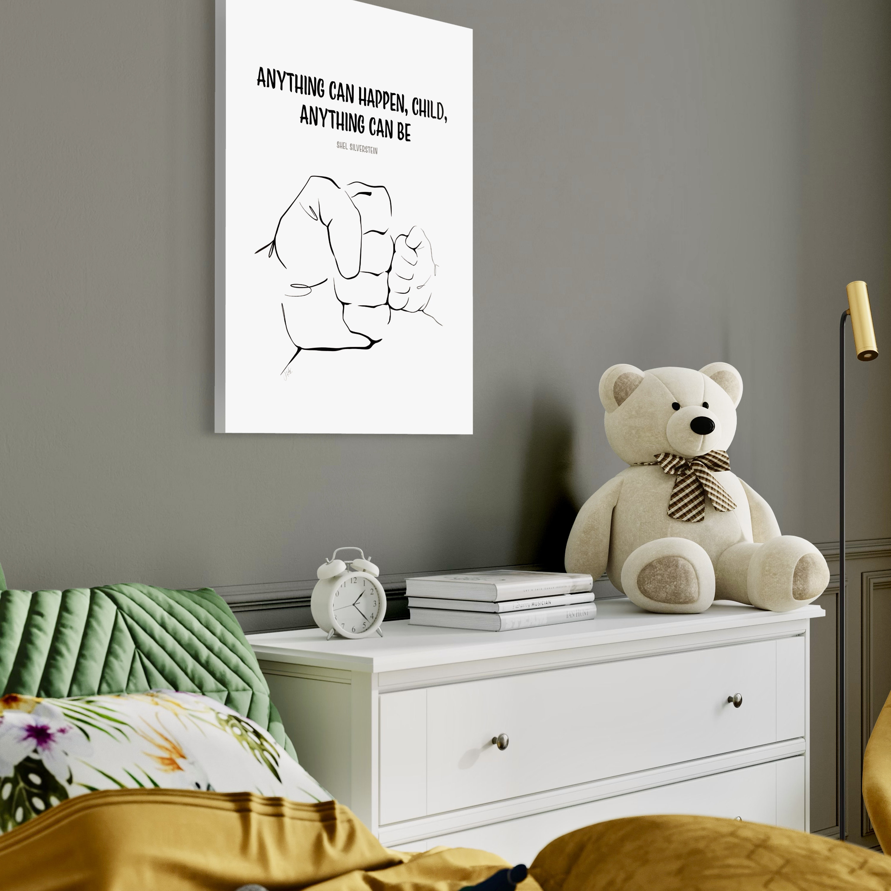 Anything | Inspiring Fist Bump Fine Art Print, Customizable - Etsy
