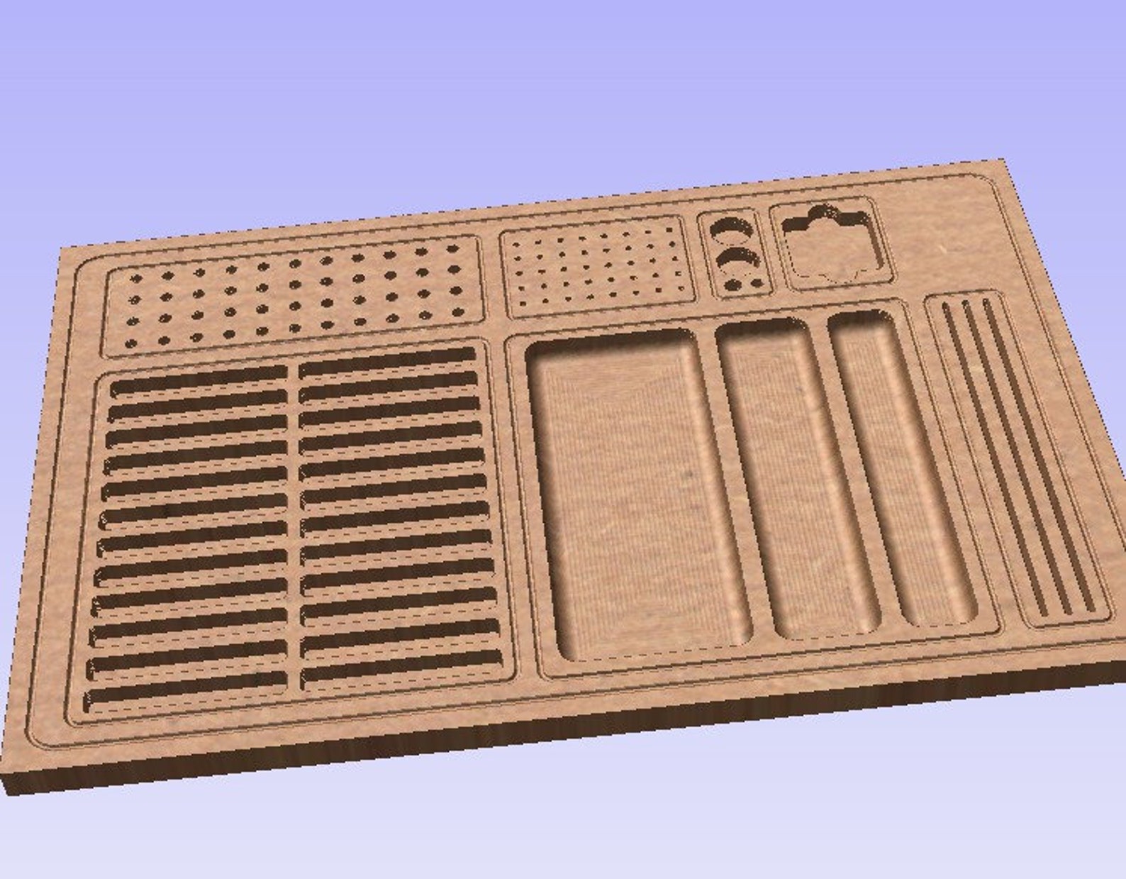 CNC Router Deluxe Tool and Bit Organizer Storage Tray - Digital File - Etsy