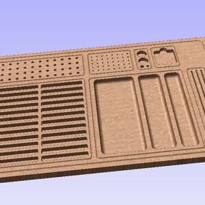 CNC Router Deluxe Tool and Bit Organizer Storage Tray - Digital File - Etsy