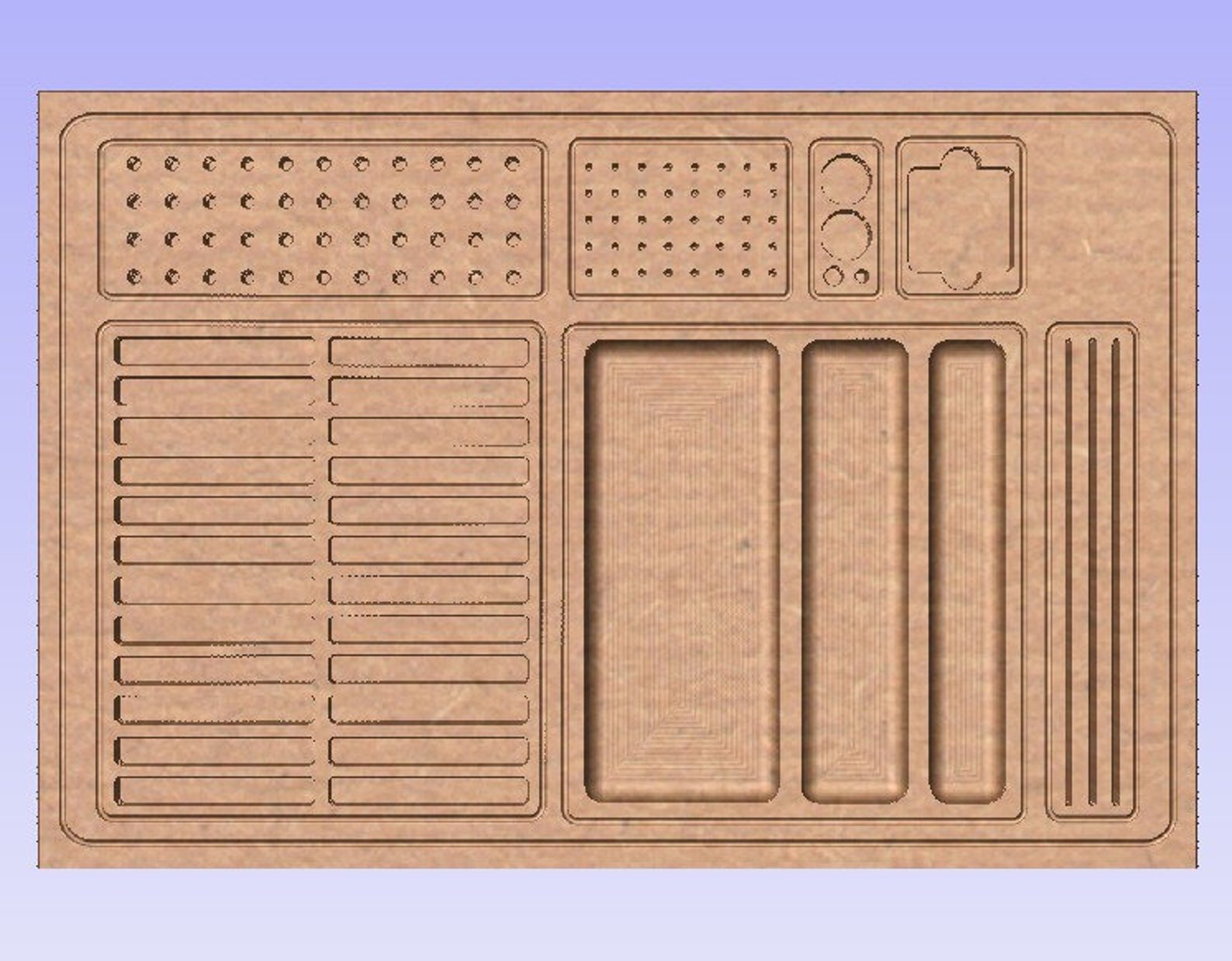 CNC Router Deluxe Tool and Bit Organizer Storage Tray - Digital File - Etsy
