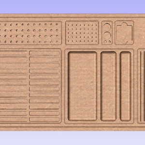 CNC Router Deluxe Tool and Bit Organizer Storage Tray - Digital File - Etsy