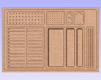 CNC Router Deluxe Tool and Bit Organizer Storage Tray - Digital File - Etsy