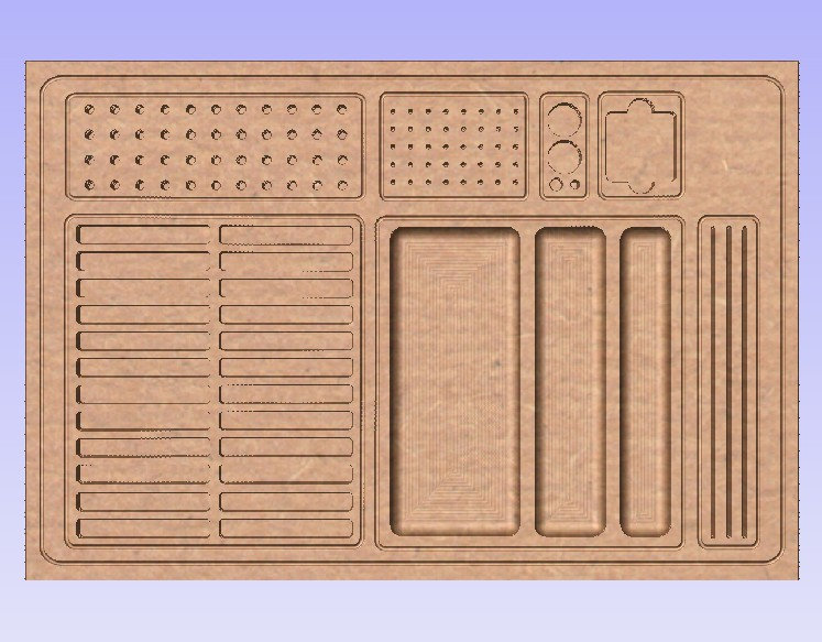 CNC Router Deluxe Tool and Bit Organizer Storage Tray - Digital File - Etsy