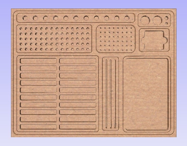 CNC Router Deluxe Tool and Bit Organizer Storage Tray | Etsy