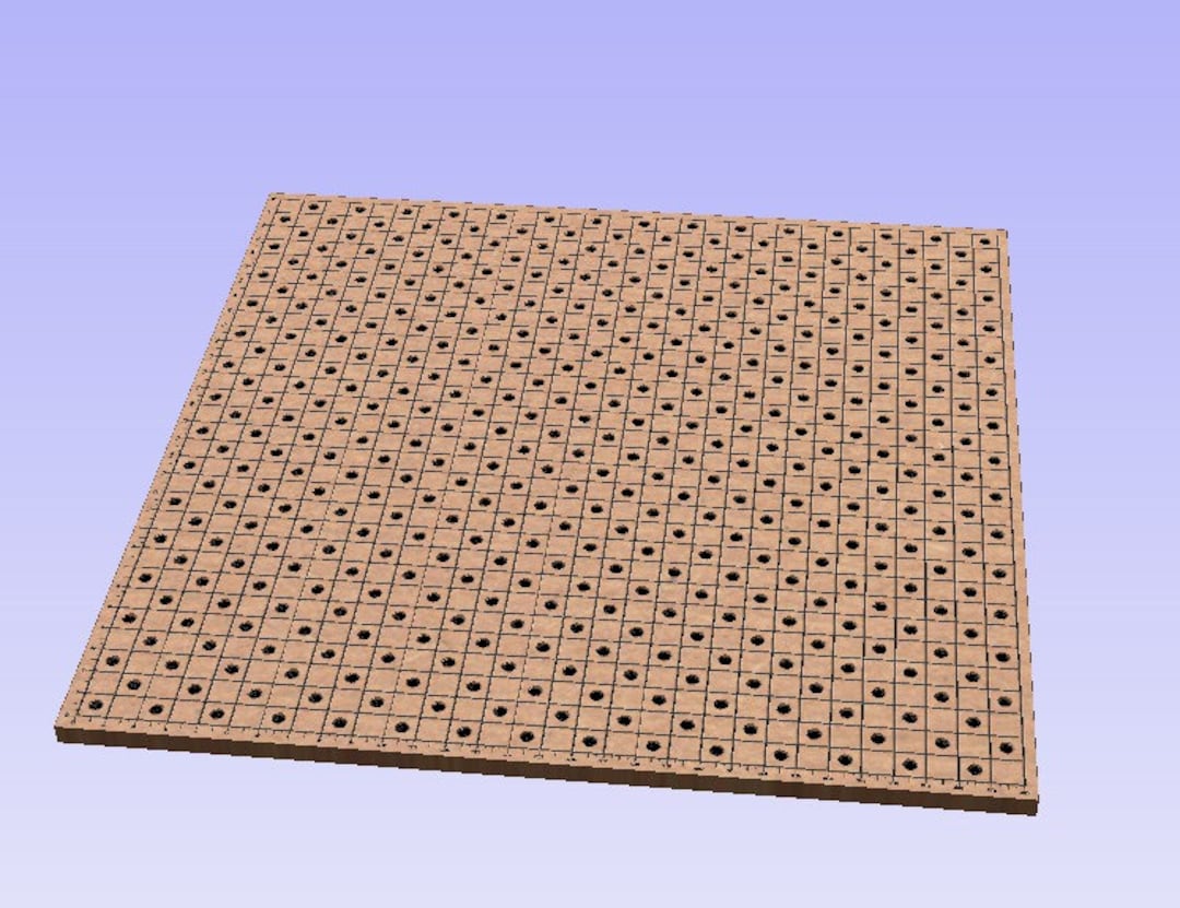 Custom CNC Spoilboard System (wasteboard) 30x30 - Etsy