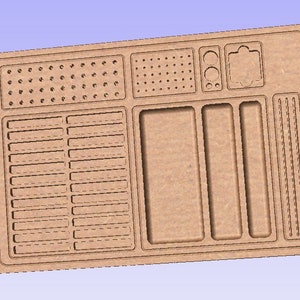 CNC Router Deluxe Tool and Bit Organizer Storage Tray - Digital File - Etsy