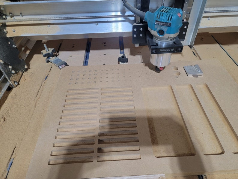 CNC Router Deluxe Tool and Bit Organizer Storage Tray - Digital File - Etsy