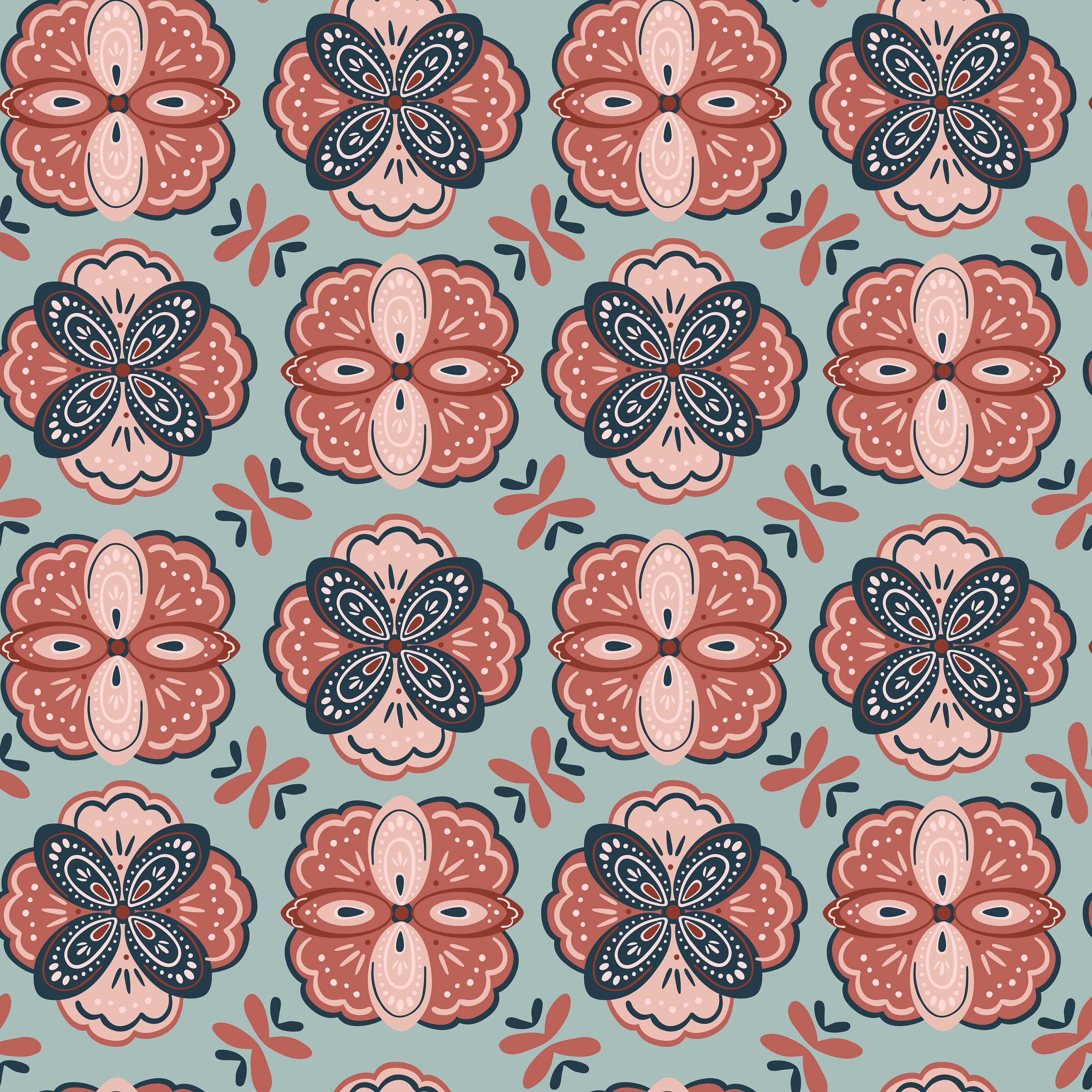 Bohemian Collection Patterns Fabric Bohemian Fabric Printed - Etsy