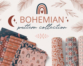 Bohemian Cotton Fabric - Etsy