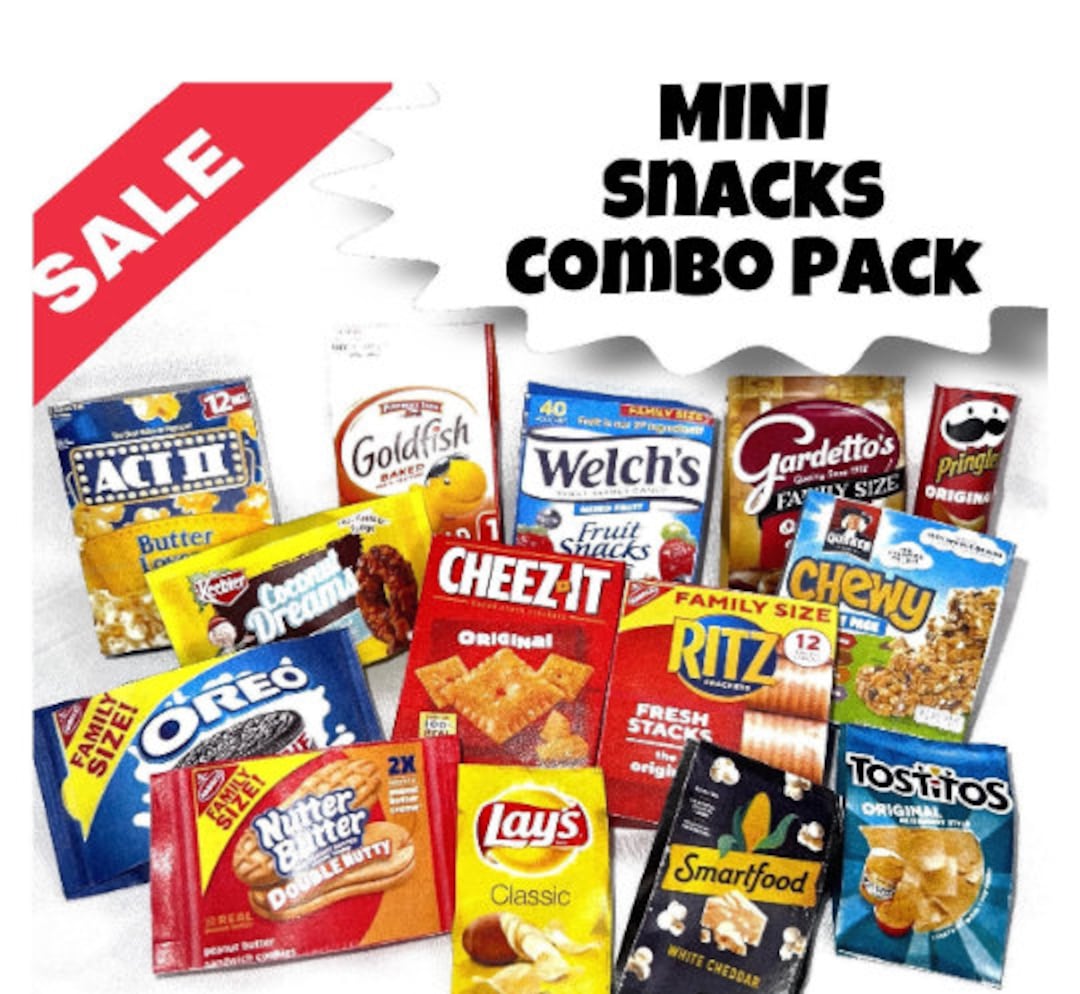 Printable 1:6 ALL Snacks Pack - Doll Toys - DIY Instant Download ...