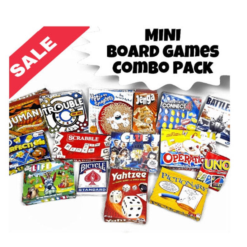 Printable 1:12 ALL Board Games Pack - Doll Toys - DIY Instant Download ...