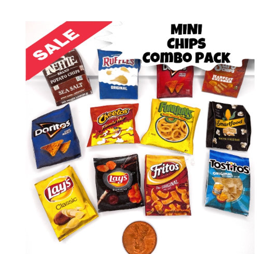 Printable 1:12 Chips Snack Pack - Doll Toys - DIY Instant Download ...