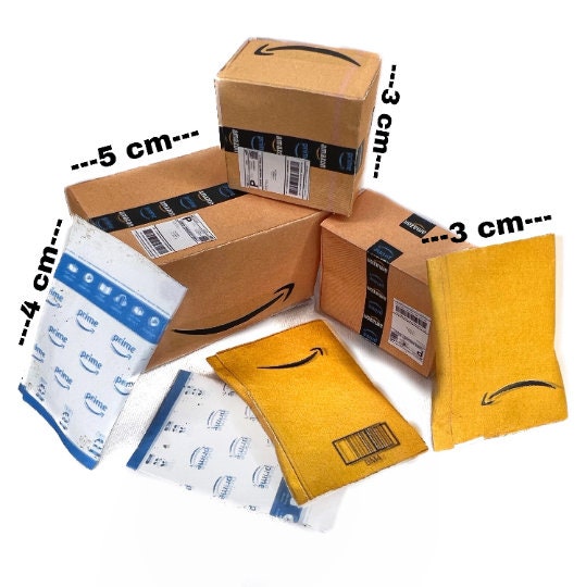 Printable 1:12 Amazon Boxes and Envelopes Pack - Doll Toys - DIY ...