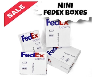Printable 1:6 Amazon Boxes and Envelopes Pack Doll Toys DIY Instant Download Dolls Mini ...