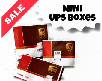 Ups Miniature Boxes | Etsy